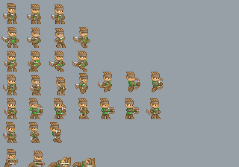 Side View Characters 4 by PixelCarvel