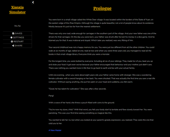 Xianxia Simulator by Captain Wabbit