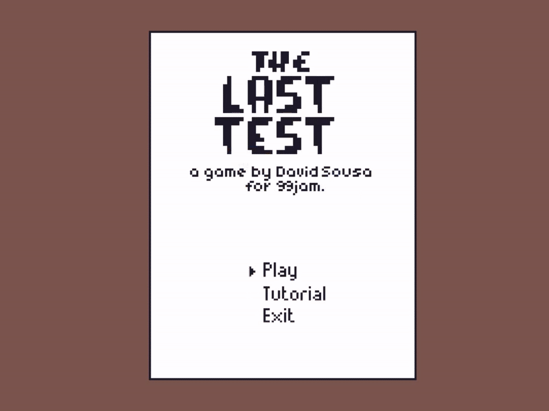 The Last Test (99jam) by 99lab