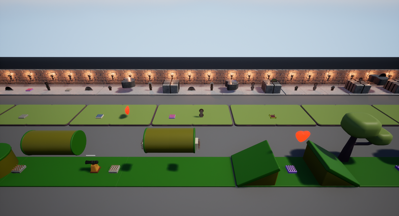 UE5 Side Scroller Game with 3D Asset by GMD2