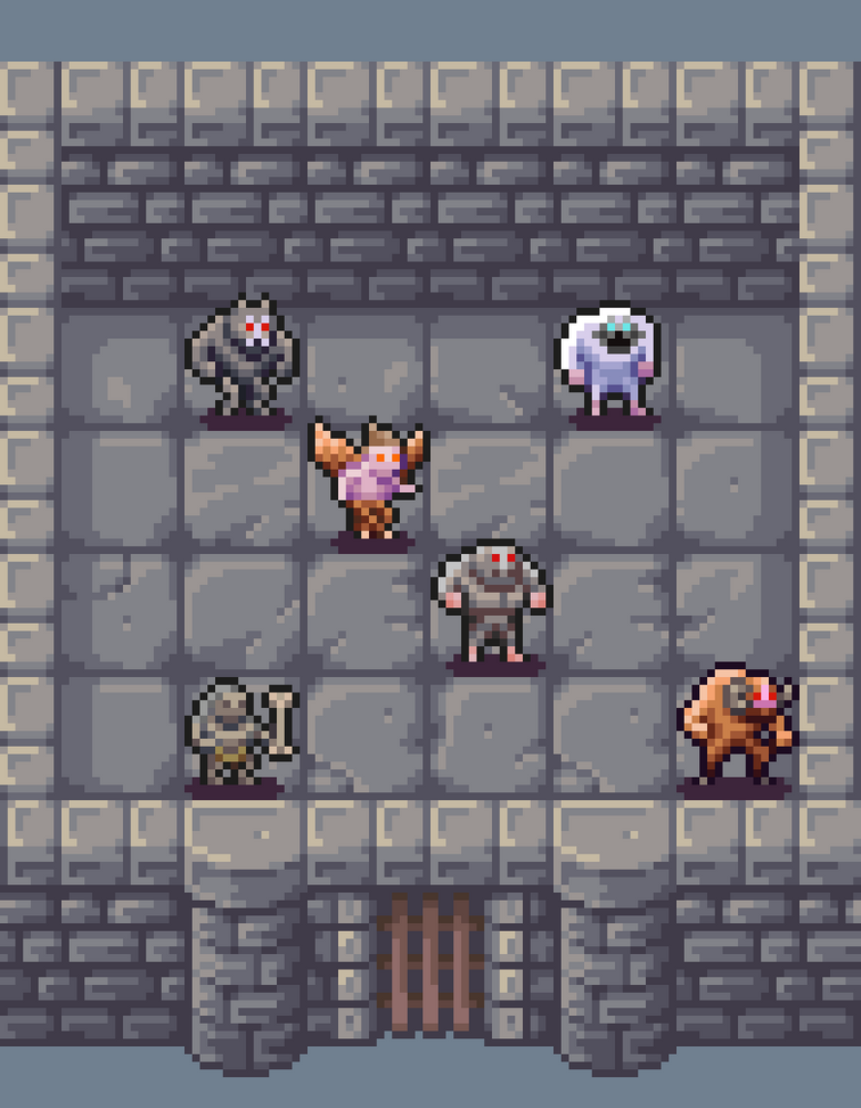 Monster Asset Pack [16x16] by DeepDiveGameStudio