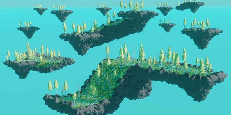 Low Poly Environment Builder Blender Addon by CGCOOL