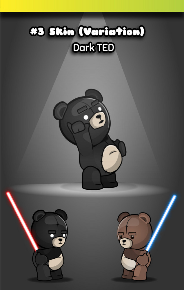 Teddy Bear Ted Character Sprites by overcrafted