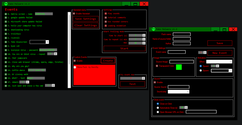 Fake Malware - Troll Tool (Prank your friends) by Henrr0ry