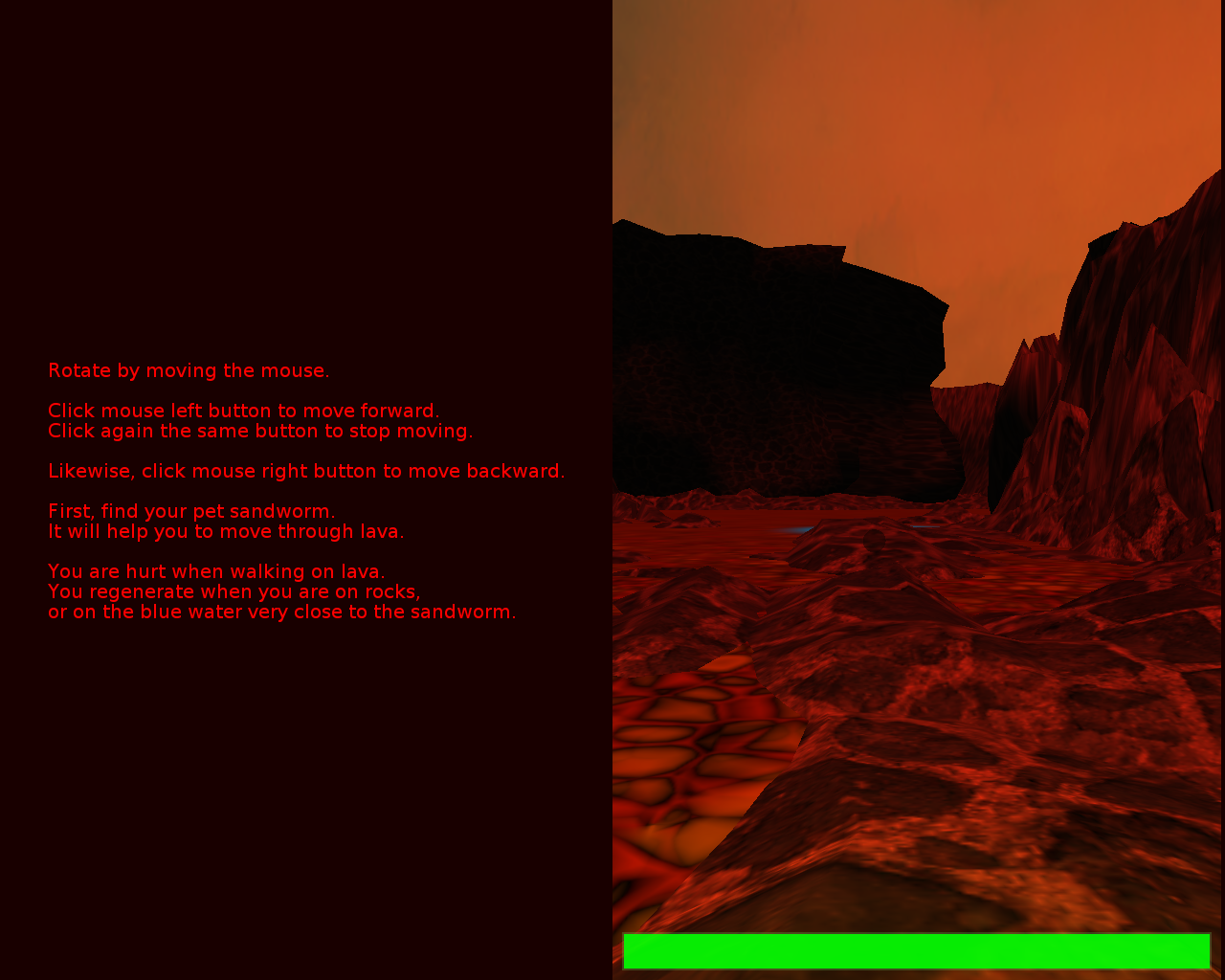 Mountains Of Fire by Castle Game Engine