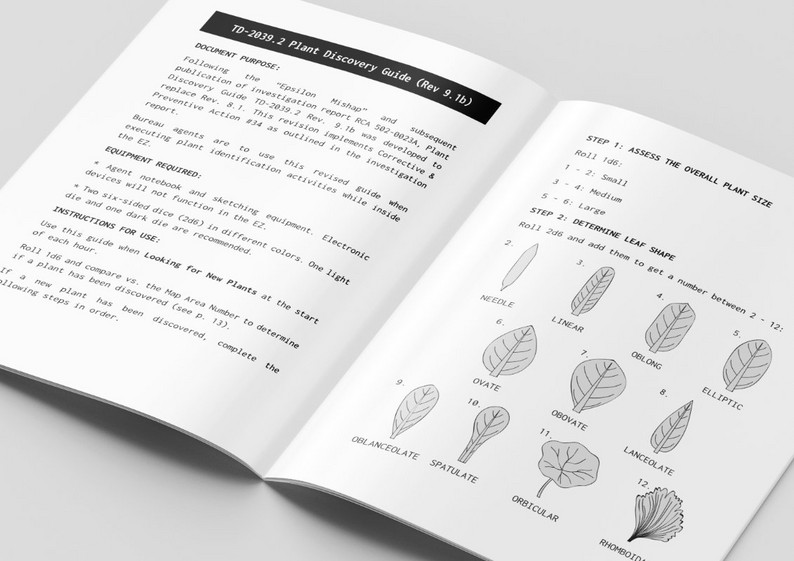 Exclusion Zone Botanist - A Solo Drawing Game by Exeunt Press