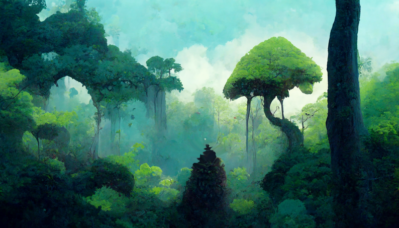 Fantasy Forest Backgrounds by Lornn