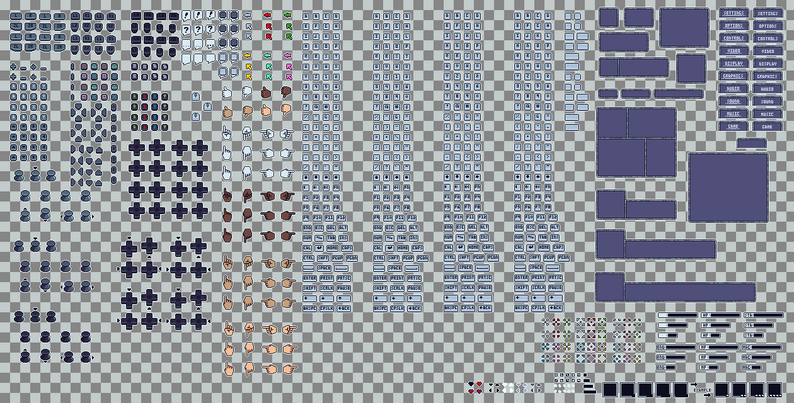 DVA'S GUI Pixel Art Asset Pack: Finger Click 'N' Good by DanVelasquezArt
