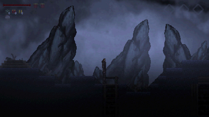 Dark Action Platformer graphics by valentint