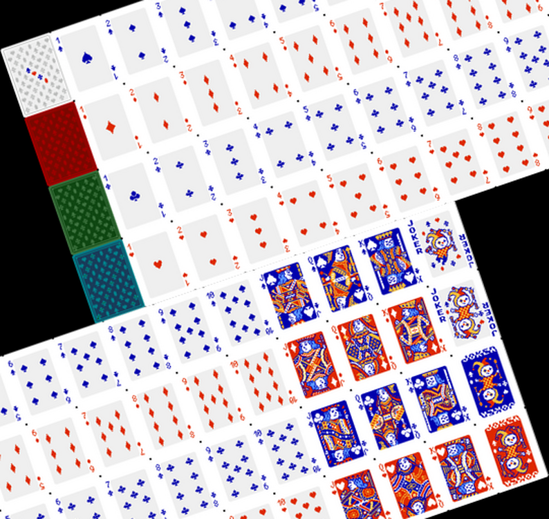 Assets for 8bit Playing card games by Kajiru