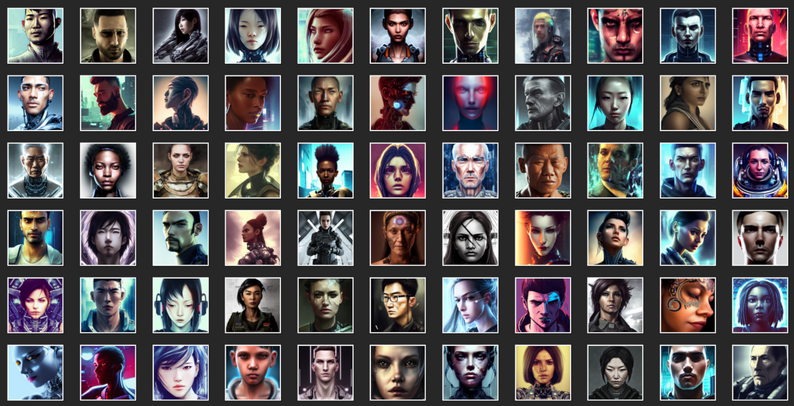 Cyberpunk Avatar Portraits Pack by Magory