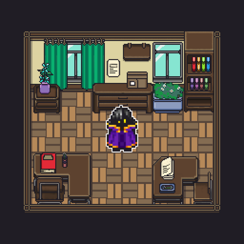 2d School tiles for rpg top down by houdini