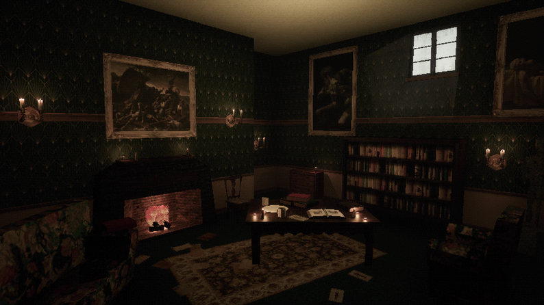 Retro PSX Style Mansion Assets - Demo by PorkBellyGames