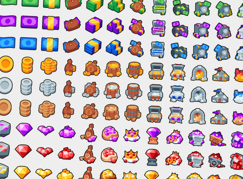 Vector Item Tiers by RhosGFX