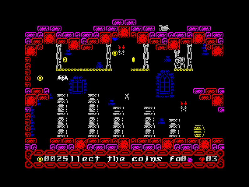 Castle Escape (ZX Spectrum 48K-128K) by IrataHack