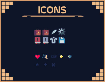 Super Asset Bundle #5 : Mini Pocket Status by Humble Pixel