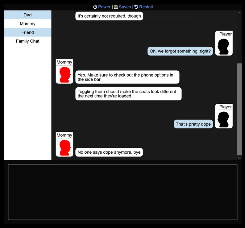 SugarPhone, a SugarCube 2 Phone Engine by LC3