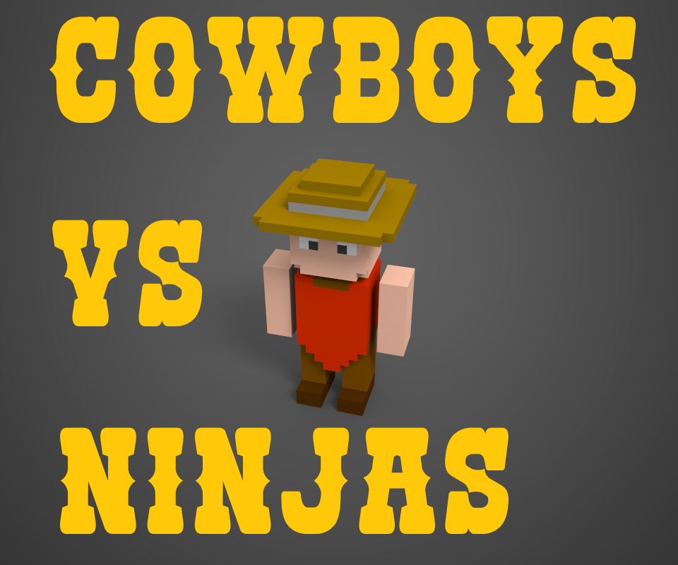 Cowboys vs Ninjas by Totalfreak