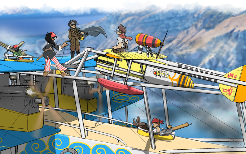 Flying Circus - Flying Boatmen by KV Productions