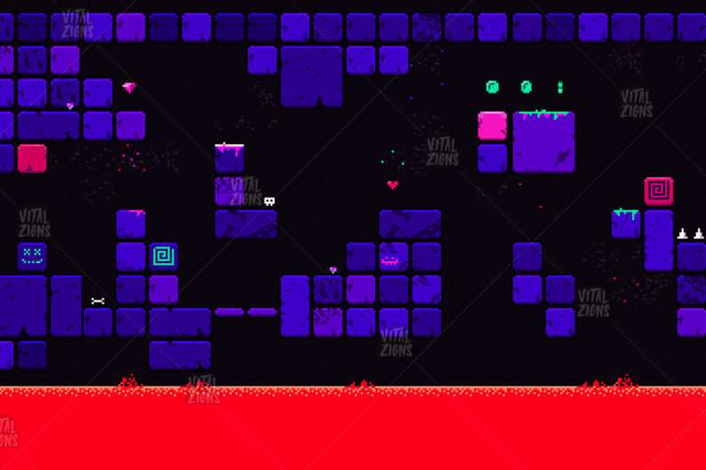 Rave Platformer Tileset by vitalzigns