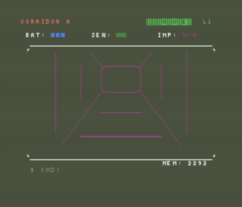 Sad Droid (C64) Commodore 64 by Mo's Full F* Sci-Fi Adventures (MoSoft)