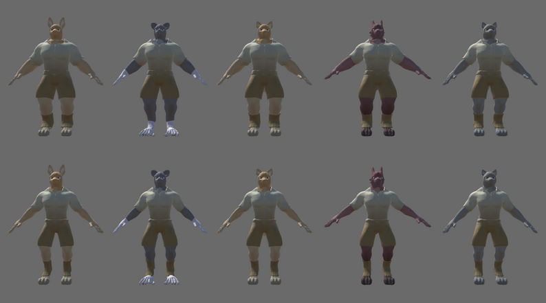 3D furry models V1 by PAINratio