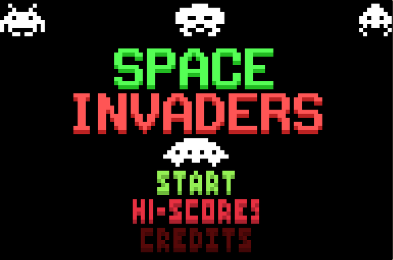 Space Invaders by WorldHatter