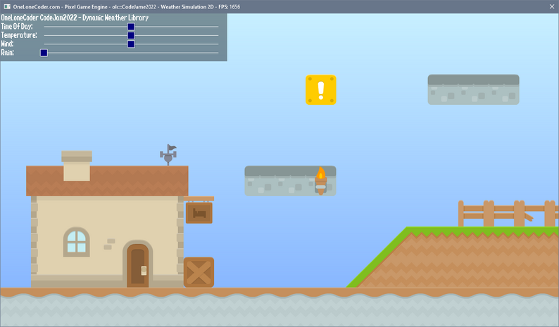 2D Weather Simulator by javidx9