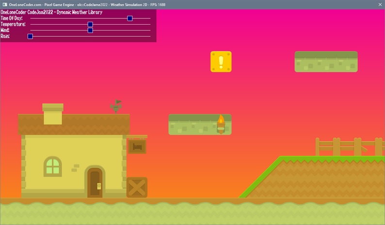 2D Weather Simulator by javidx9