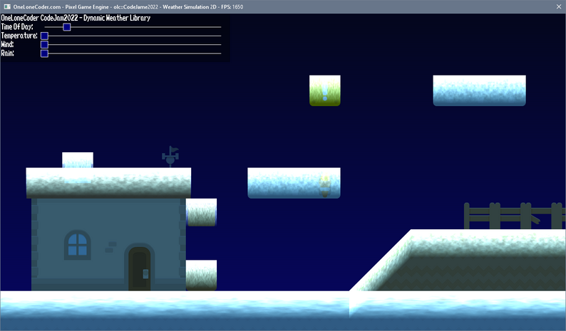 2D Weather Simulator by javidx9