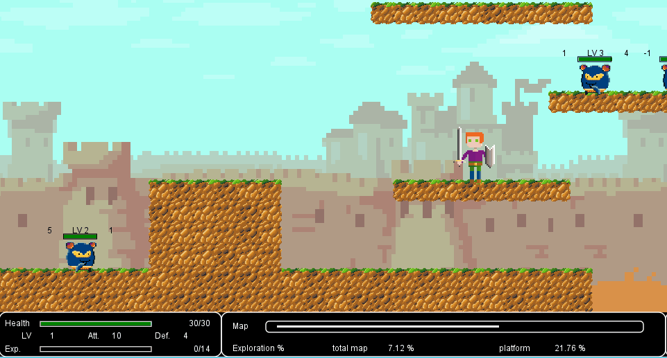 Pixel and Platform by Kthulhu1947