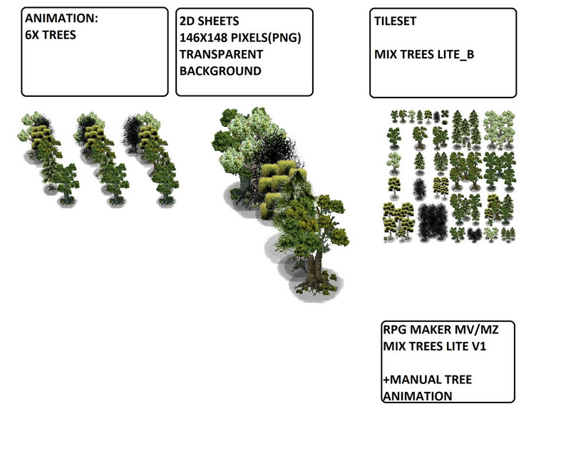 MIX TREES LITE-FREE .RPG MAKER MV/MZ by NeonPixel
