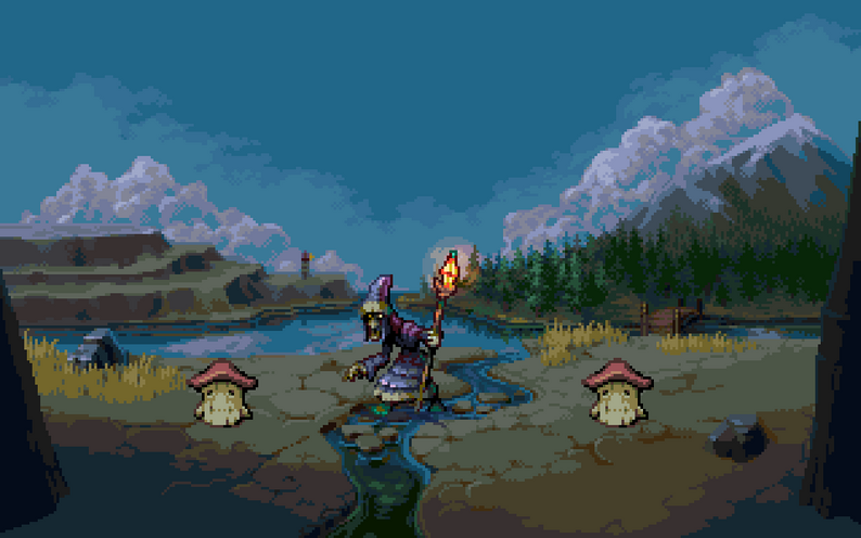 Fantasy Battle Backgrounds by itchabop