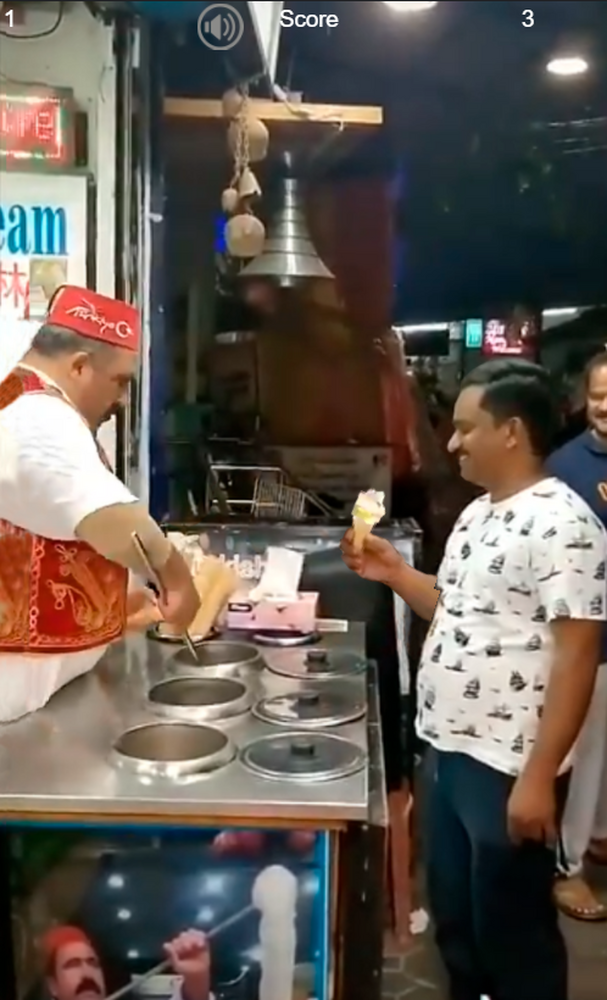 Turkish Ice Cream Man by Mitsi