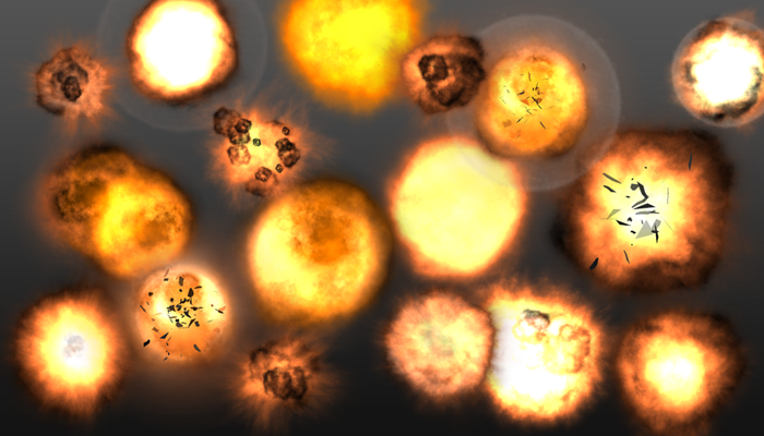 Animated Explosions Pack 1 by Castor Studios