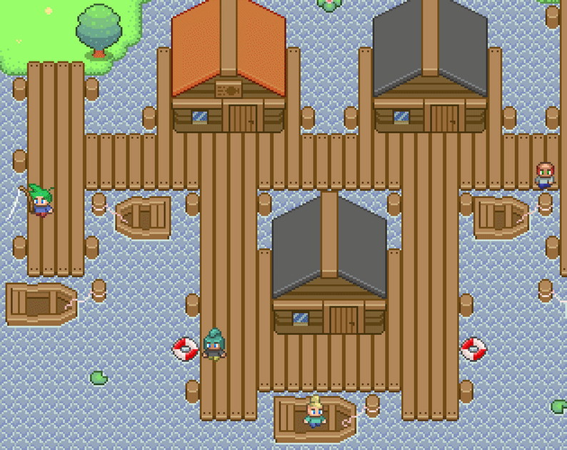 Harbor Cute RPG 16x16 retro tileset asset pack! by PixyMoon