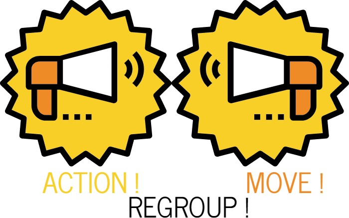 ACTION! REGROUP! MOVE! by Viajante dos Sonhos