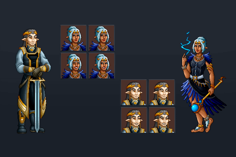 Free Halfling Characters by Free Game Assets (GUI, Sprite, Tilesets) Free Halfling Characters by Free Game Assets (GUI, Sprite, Tilesets)