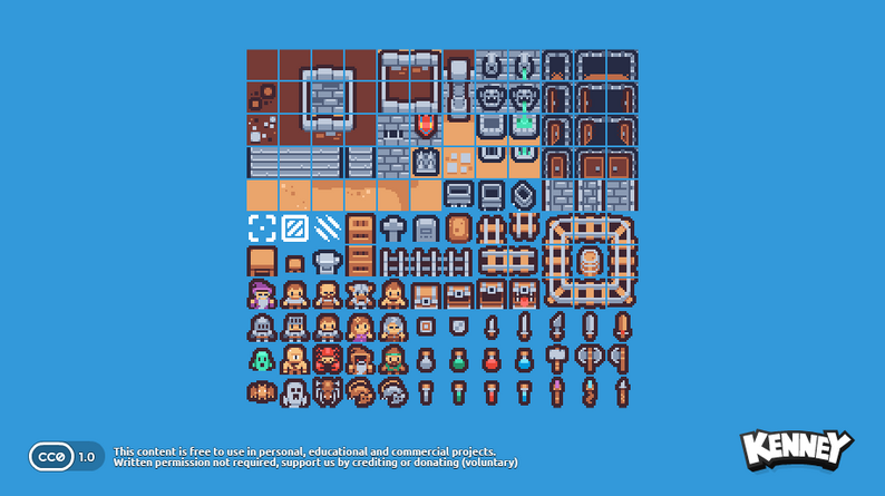 Tiny Dungeon by Kenney (Assets)