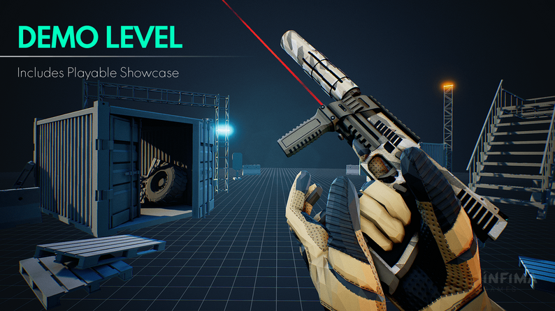 (Demo Unreal Engine) Low Poly Animated - Modern Guns Pack Showcase by ...