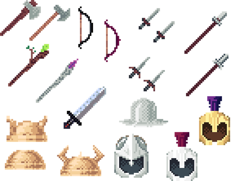 medieval items weapons by talhagulbahar