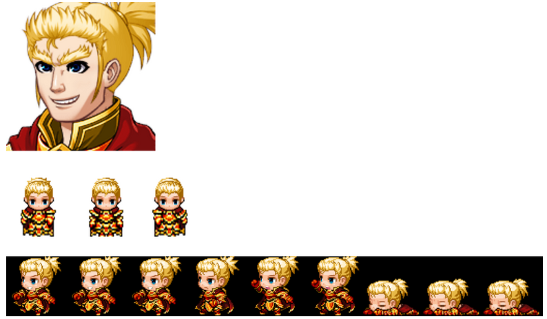 RPG MAKER MV/MZ LA_Actor1_1h Tall Sprite by PLAY337