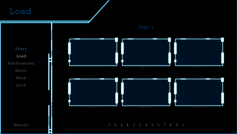 Basic Sci-fi Gui Asset Renpy by Kick14