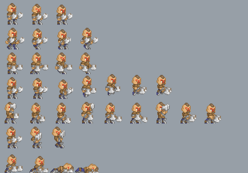 Side View Characters 2 by PixelCarvel
