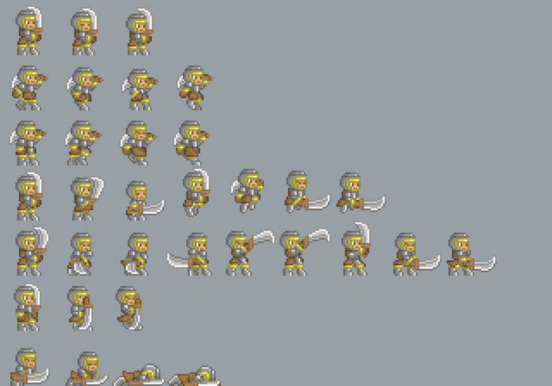 Side View Characters 2 by PixelCarvel