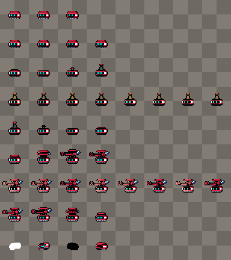 Enemy Robots - Sprite Sheets by maidrobofactory
