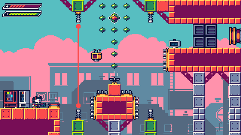 Neon Platformer by Vryell