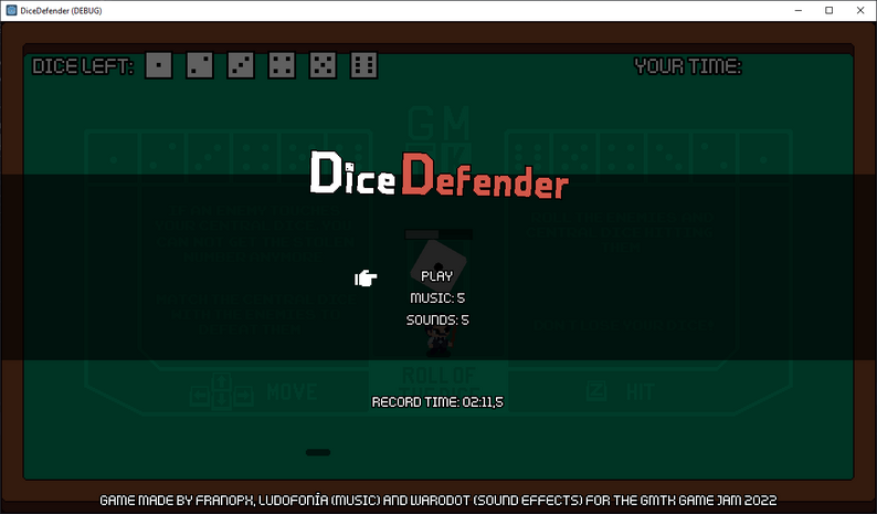 Dice Defender by franopx, Warodot, Ludofonia