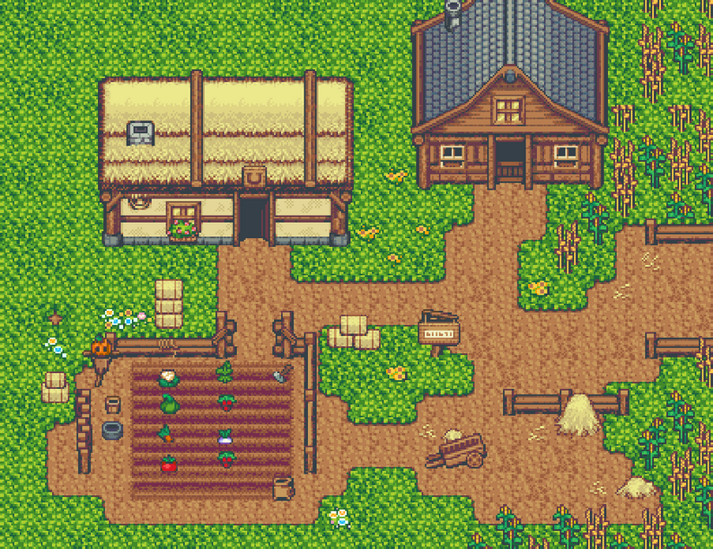 Farm and Fort RPG Tiles and Icon Pack by finalbossblues