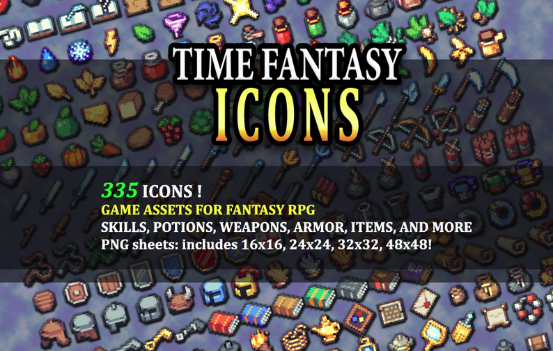 Farm and Fort RPG Tiles and Icon Pack by finalbossblues